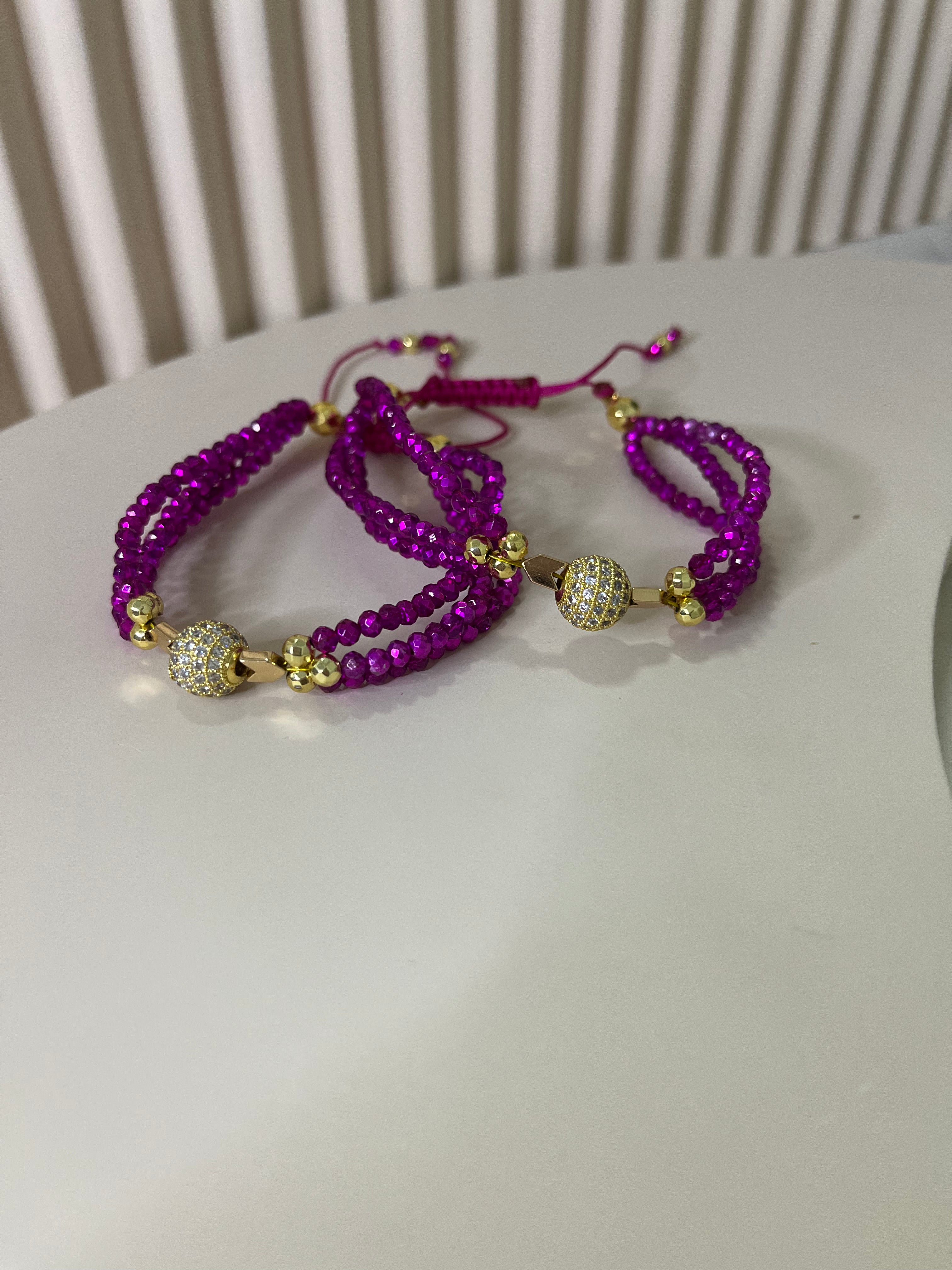 Electric Burgundy bracelet – Yomn Jewellery